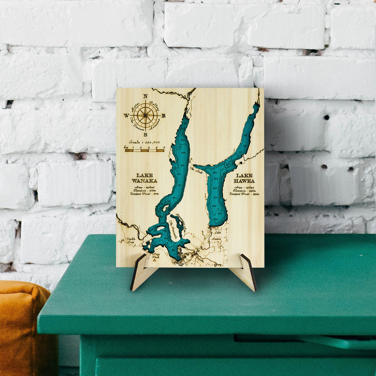 Lake Wanaka & Hawea Block Map – Matai Gallery